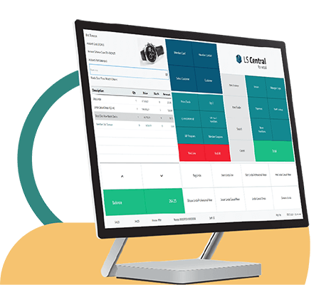 POS system for ferry liners and cruise boats