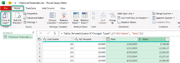 Effortlessly unpivot data with Excel Power Query