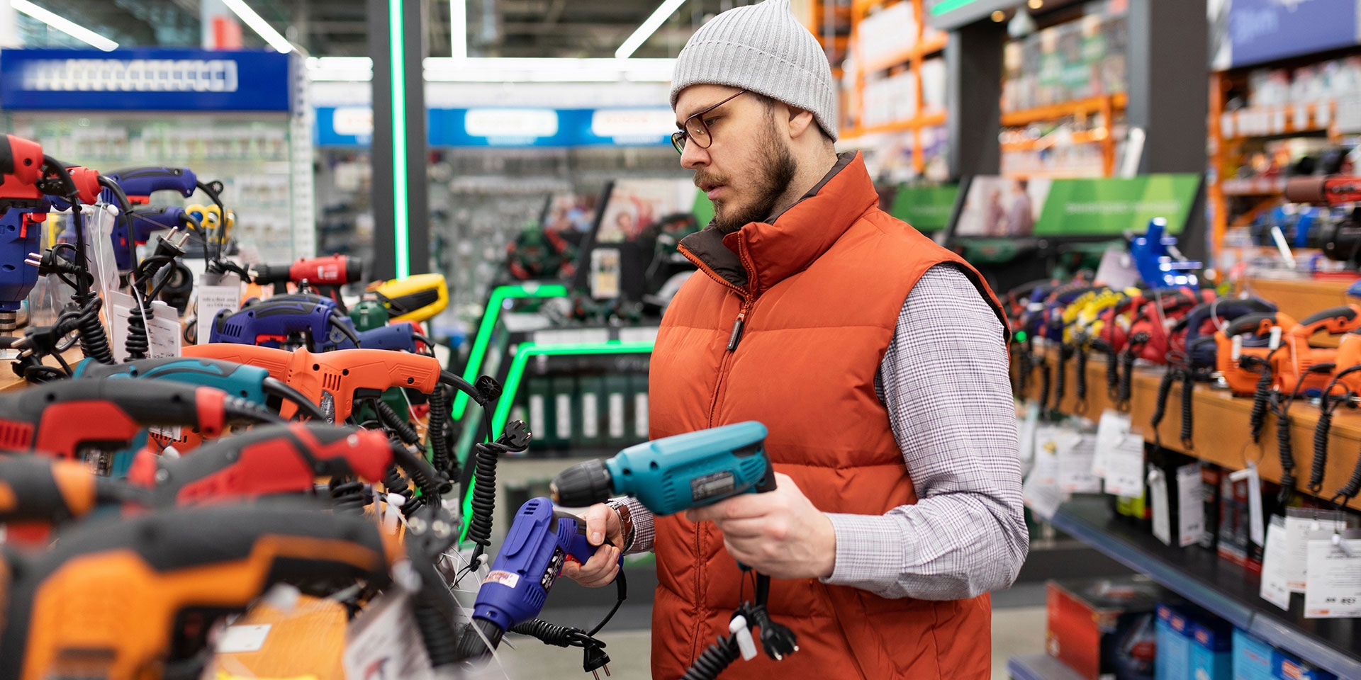 Electrical hardware shop sales